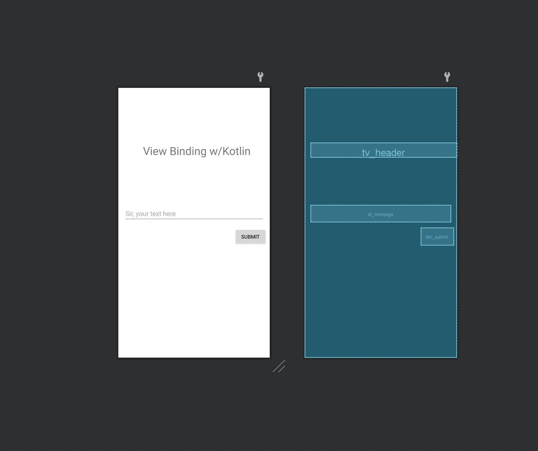Using View Binding Wandroid Dauris Little